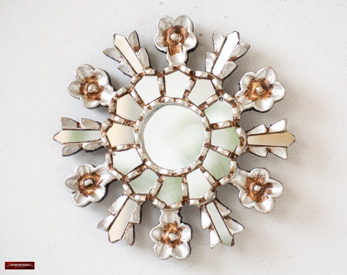 Aqua Blue Arch Mirror, Mediterranean Blue Arch Mirror, Spanish Mirror ...