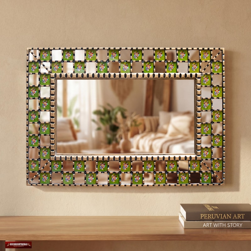 Mirror 16 Glass Mosaic - Etsy
