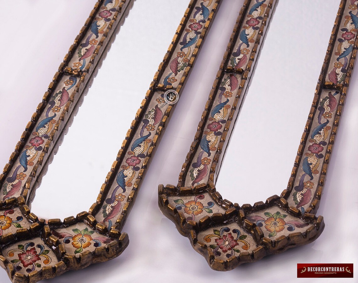 Narrow Rectangular Wall Mirror 35.4 Tall Decorative - Etsy Australia