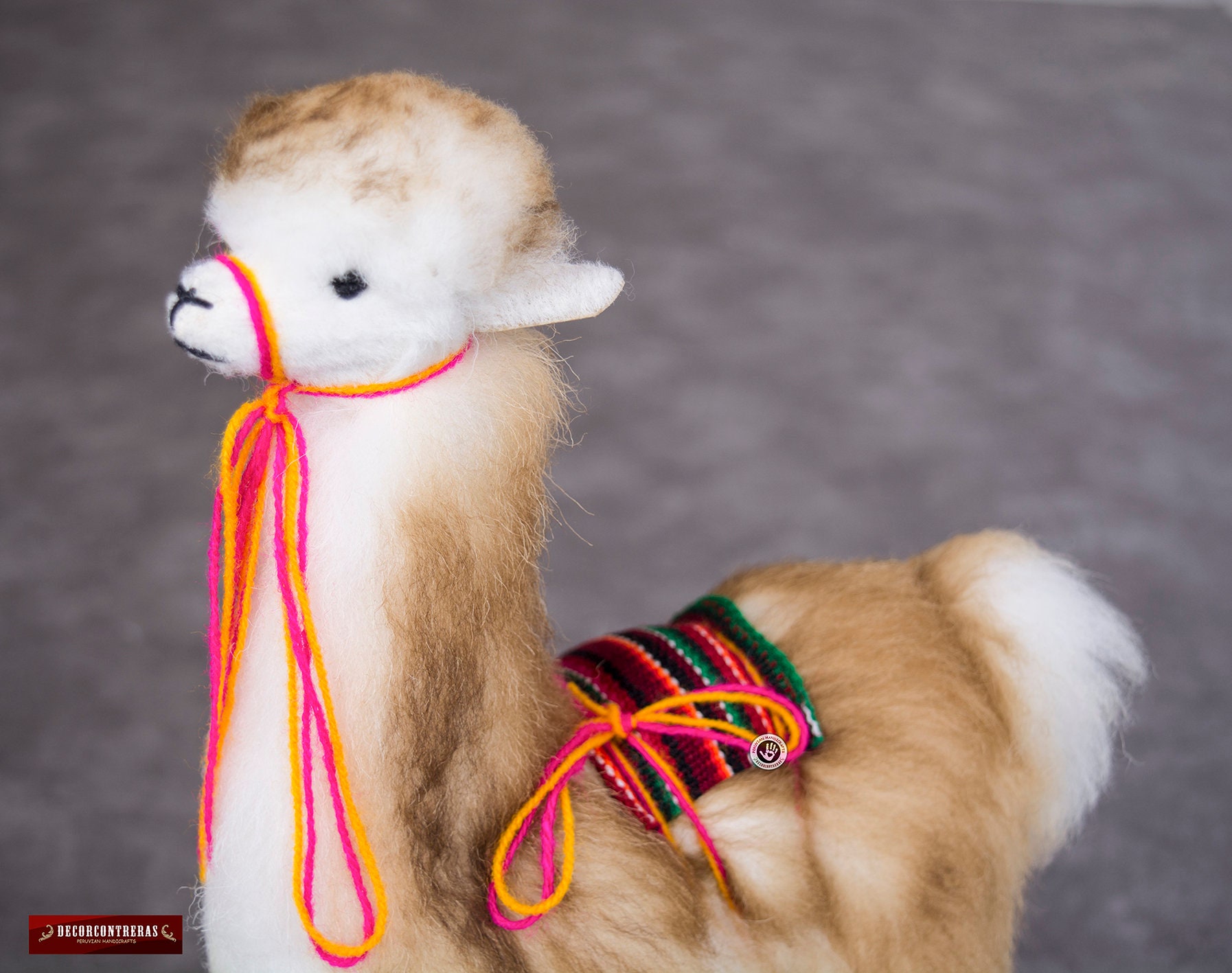 Peruvian Alpaca Stuffed Animal Plush Llama 12.6 H Fur Teddy Alpaca Handmade Alpaca Stuffed Animal From Peru Anniversary Gift for Her Etsy Canada