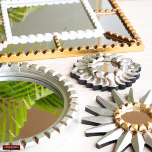 Handmade Wall Mirrors Decorative Set From Peru | Housewarming Gift ...