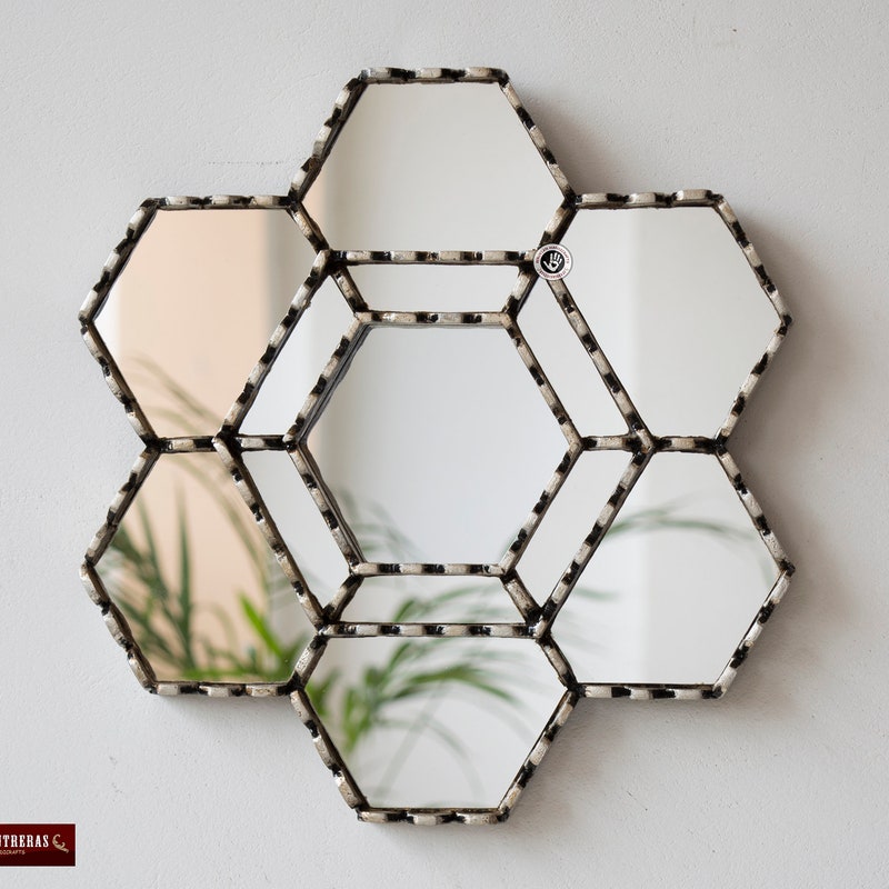 Hexagon Mirror - Etsy