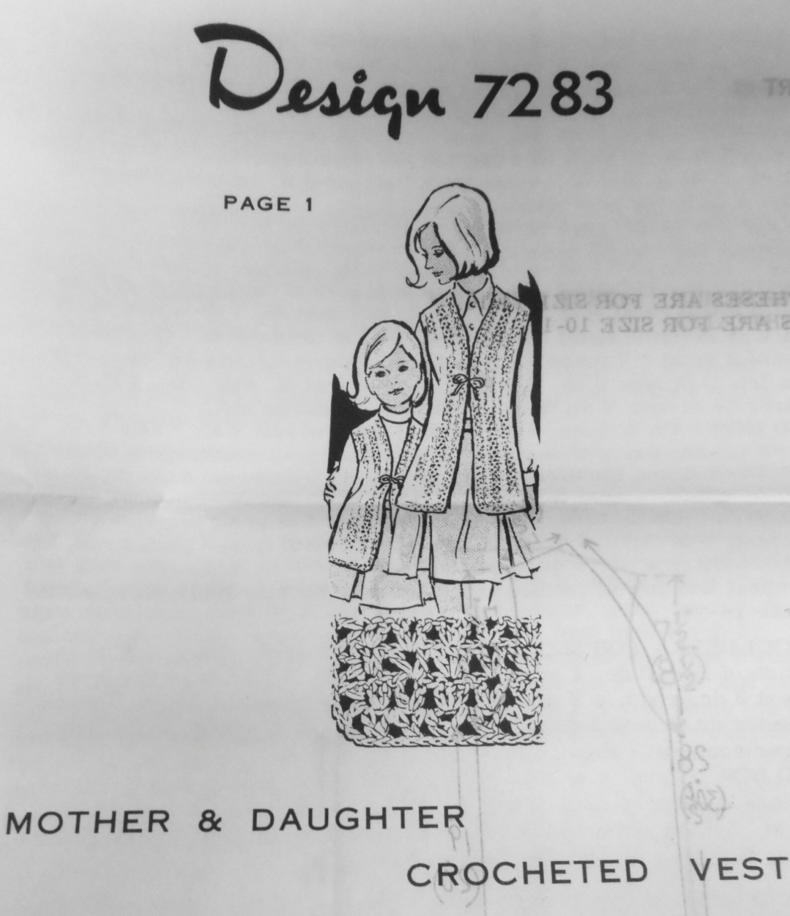 Vintage 70s Mail Order Laura Wheeler Design 72839 CROCHETED Mother ...