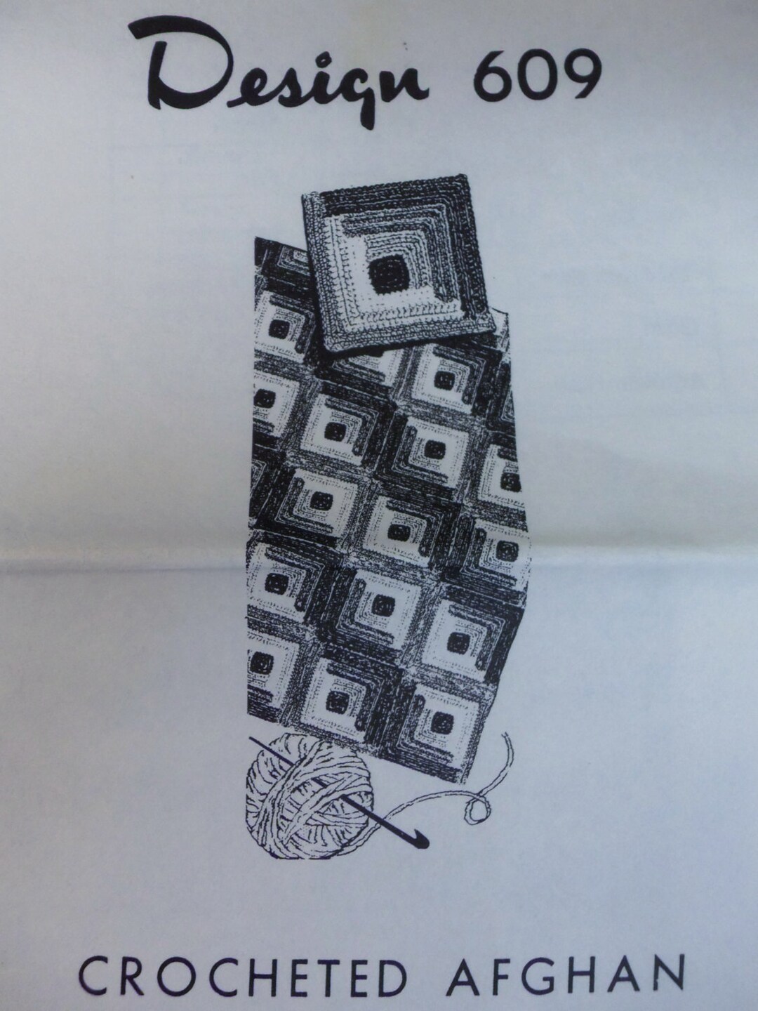 Vintage Mail Order Laura Wheeler Design 609 CROCHETED Lincoln Log ...