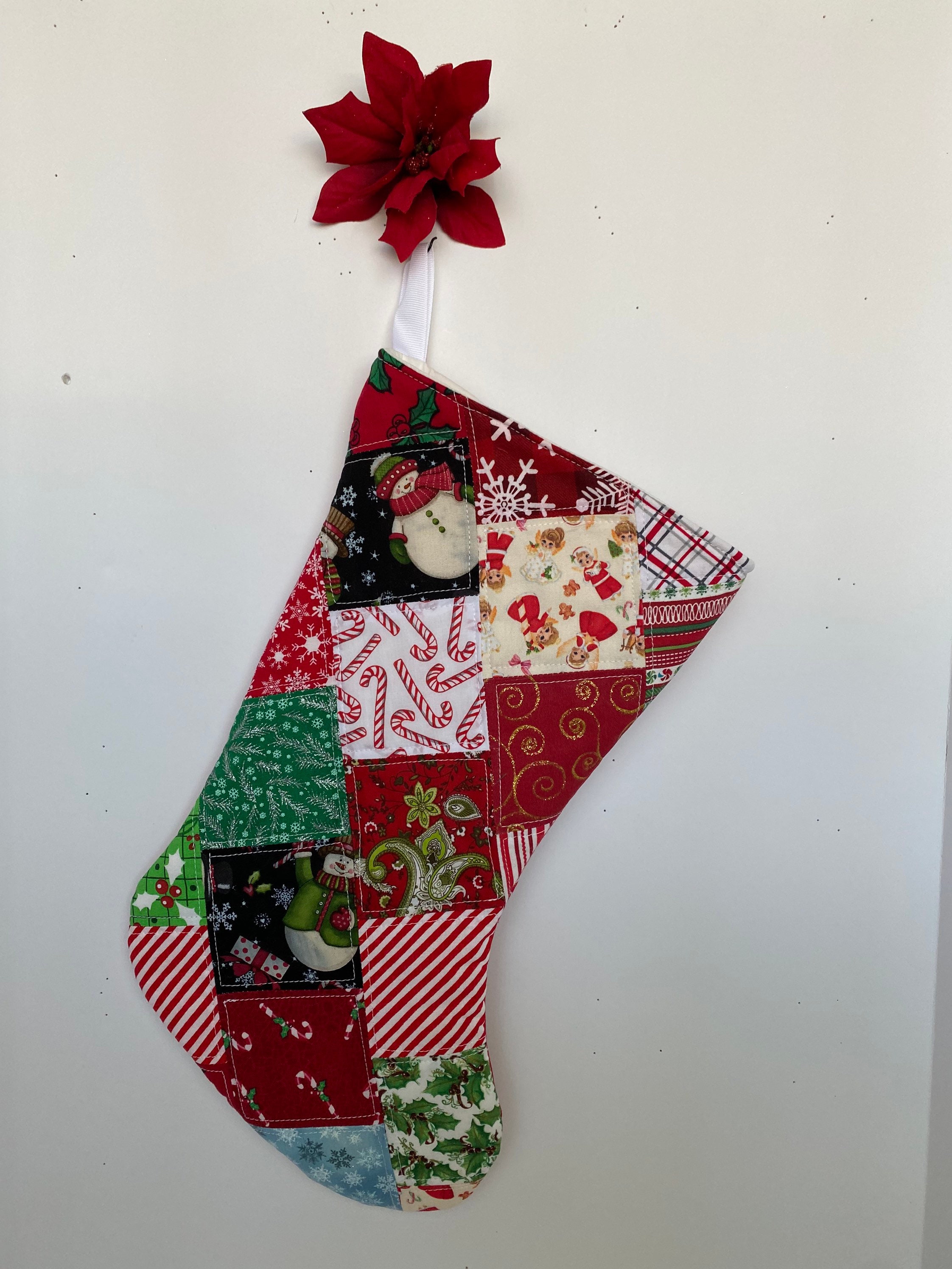 Patchwork Quilted Christmas Stockings - Etsy