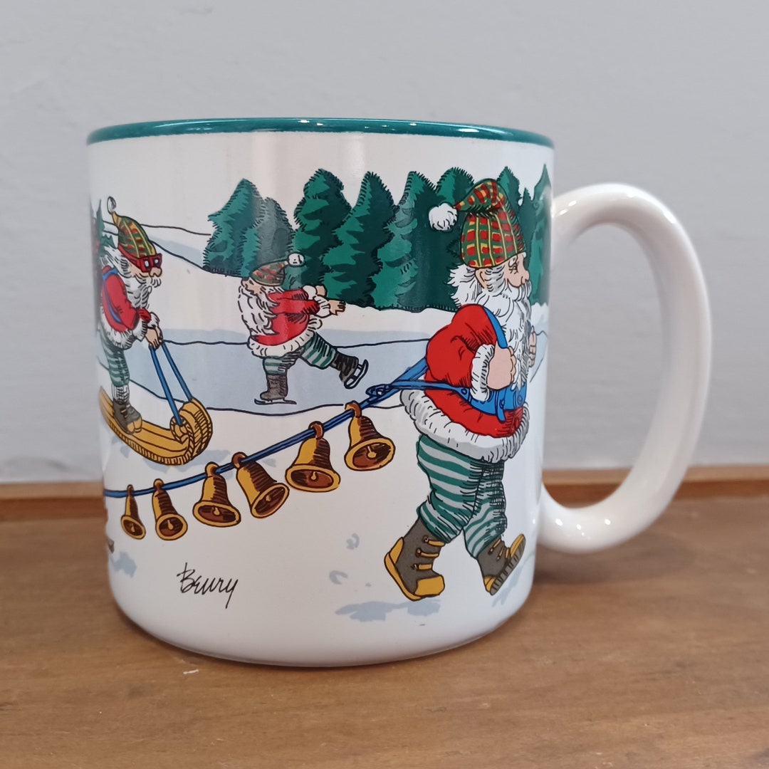 1993 Potpourri Press Carrying Cones Gnome Mug - Etsy