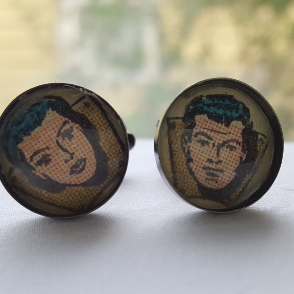 Comic Cufflinks - Etsy
