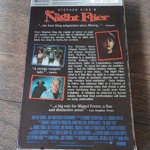 Stephen King's Night Flier on VHS - Etsy