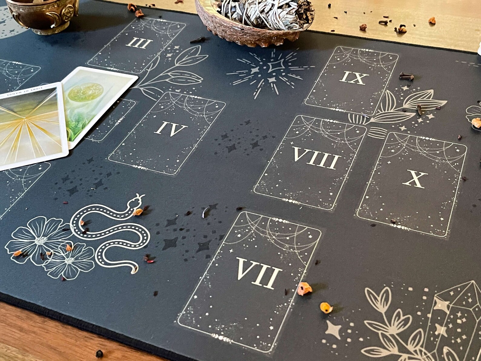 Large Celtic Cross Tarot Card Mat Tarot Mat Tarot Reading - Etsy