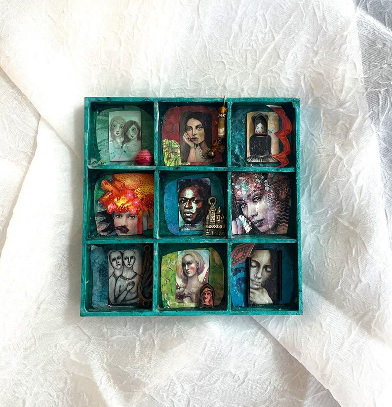 Wood Shadow Box Collage - Etsy
