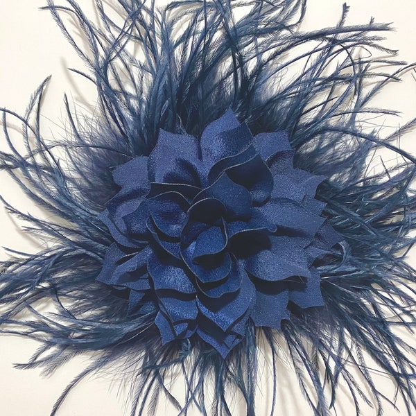 Navy Blue Feathers - Etsy