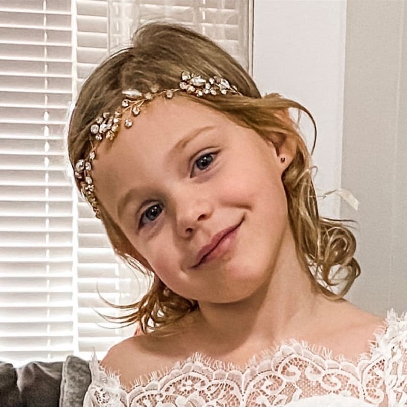 Flower Girl Halo - Etsy