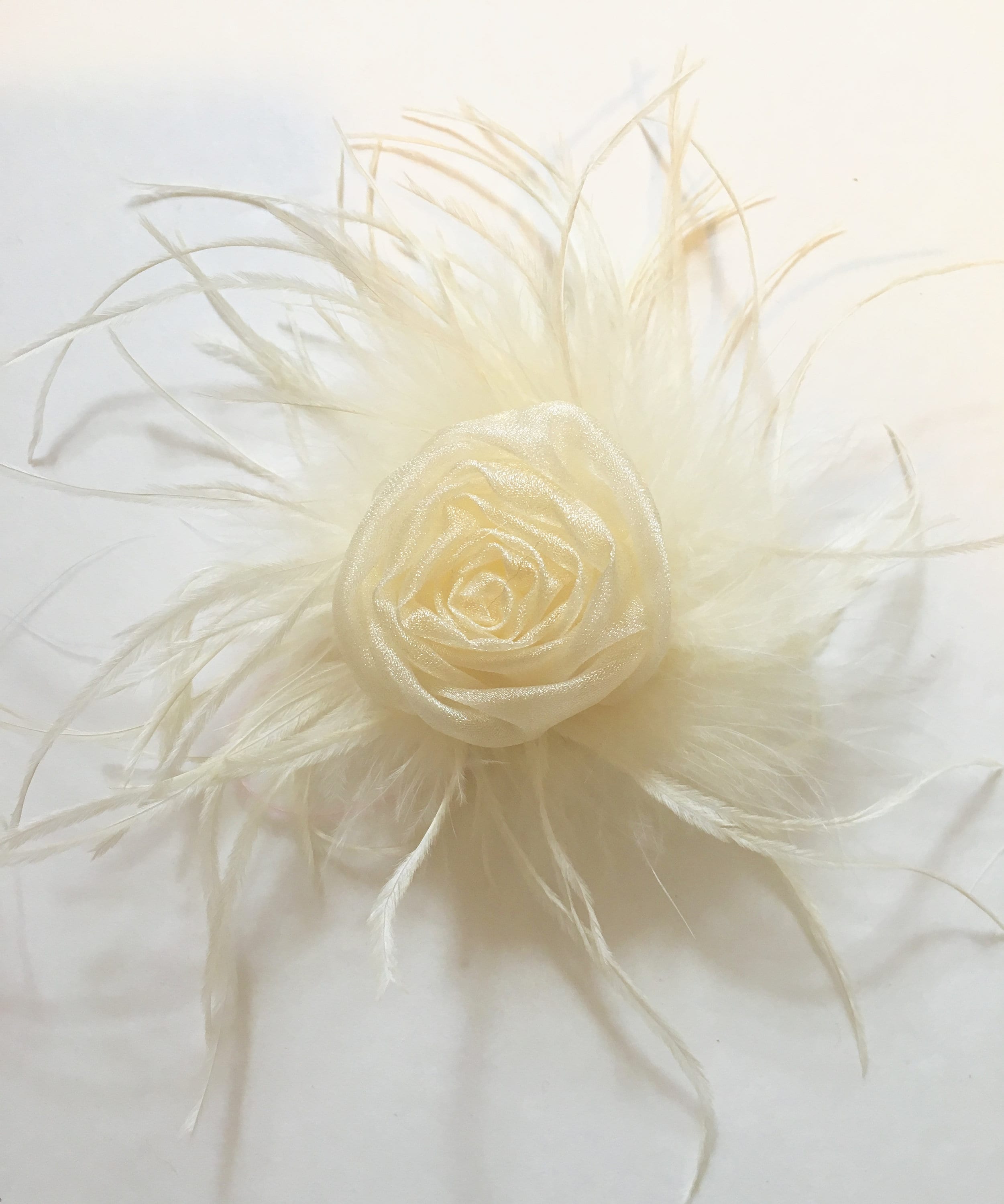 Gold Rose Hair Clip Pink Rose Flower Hair Clip White Rose | Etsy