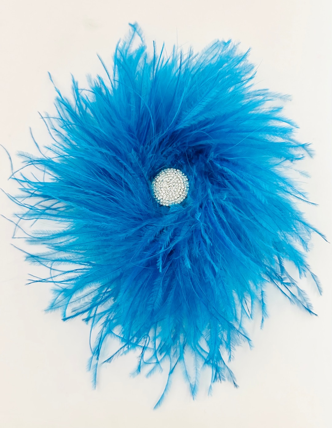 Feather Hair Clips, Ostrich Feather Clips, All Colors, Red Feather Clip ...