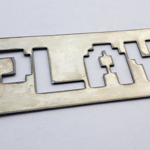 Player 1 Video Game Metal Sign - Etsy