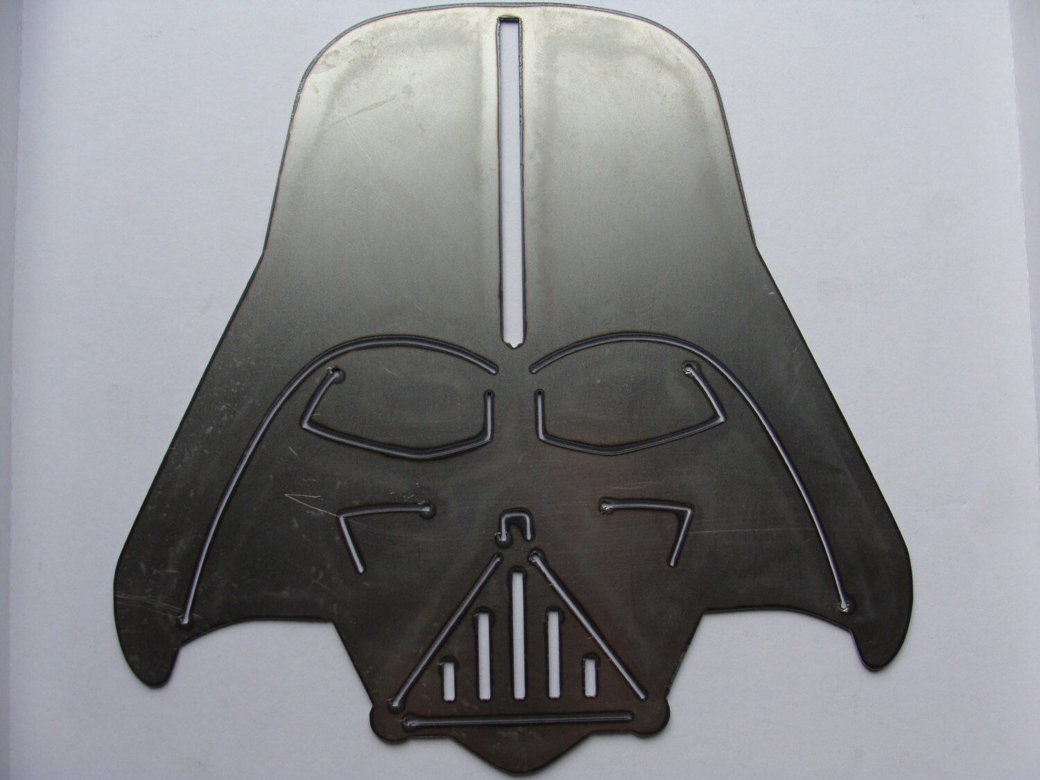 Darth Vader Helmet Inspired Metal Sign - Etsy