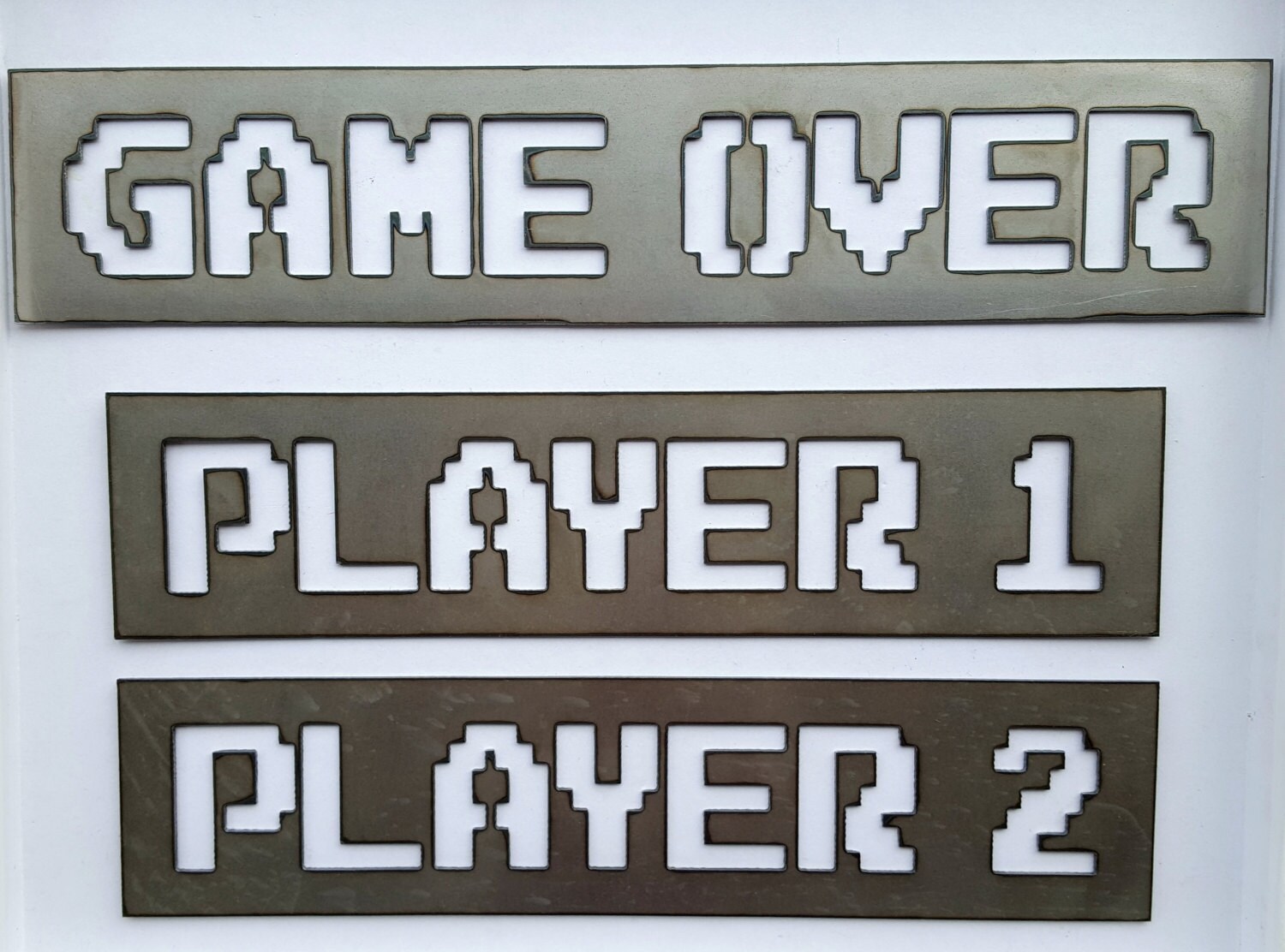 Game Over Video Game Metal Sign | Etsy
