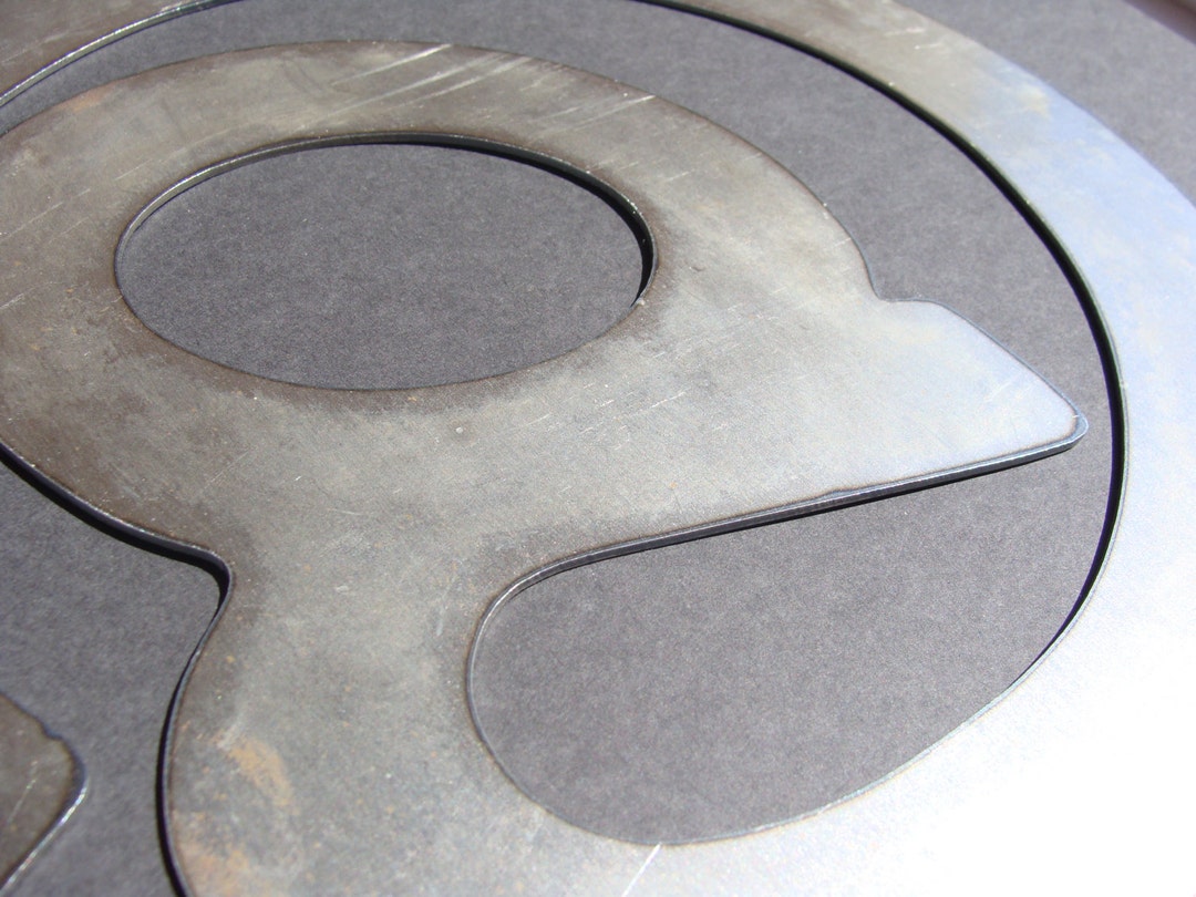 At - @ Sign Metal Sign - Etsy