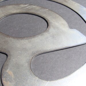 At - @ Sign Metal Sign - Etsy