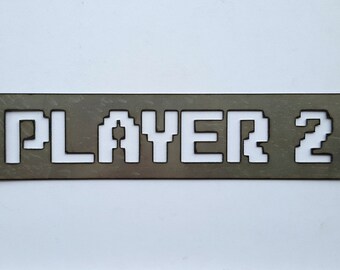 Player 1 Video Game Metal Sign - Etsy