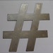 Hashtag Sign Metal Sign - Etsy