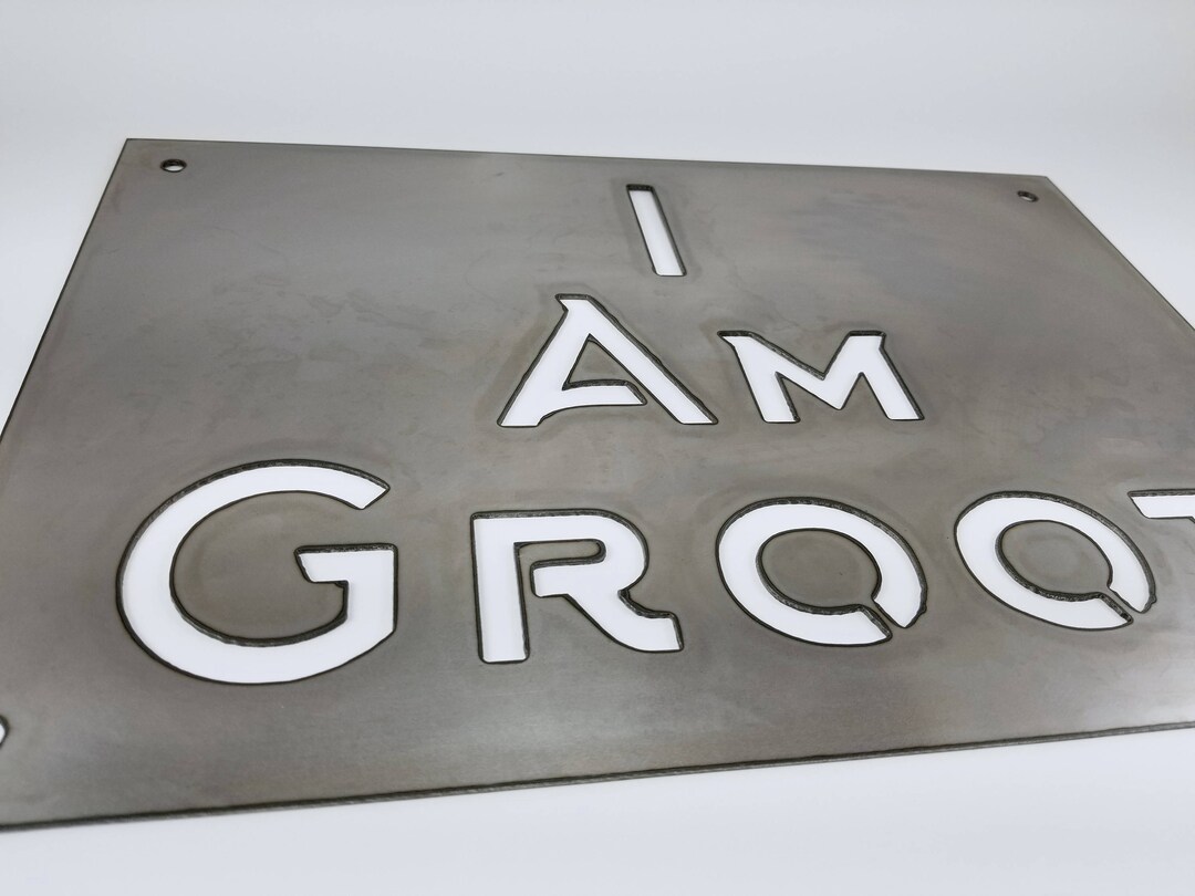 I Am Groot Metal Sign - Etsy