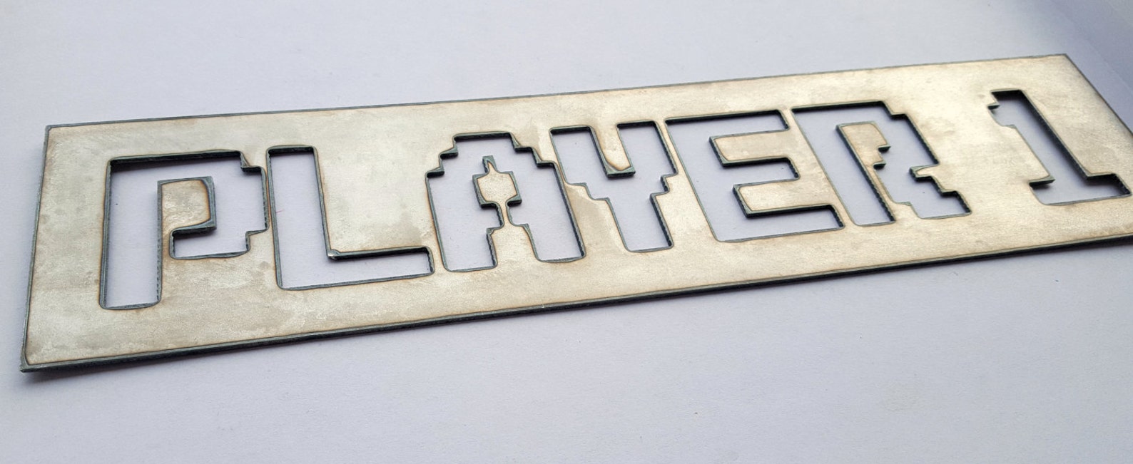 Player 1 Video Game Metal Sign | Etsy