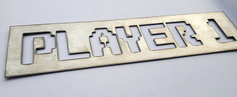Player 1 Video Game Metal Sign | Etsy