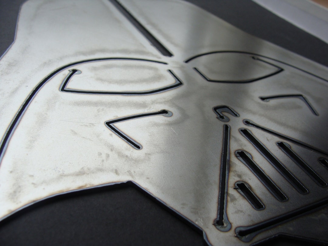 Darth Vader Helmet Inspired Metal Sign - Etsy