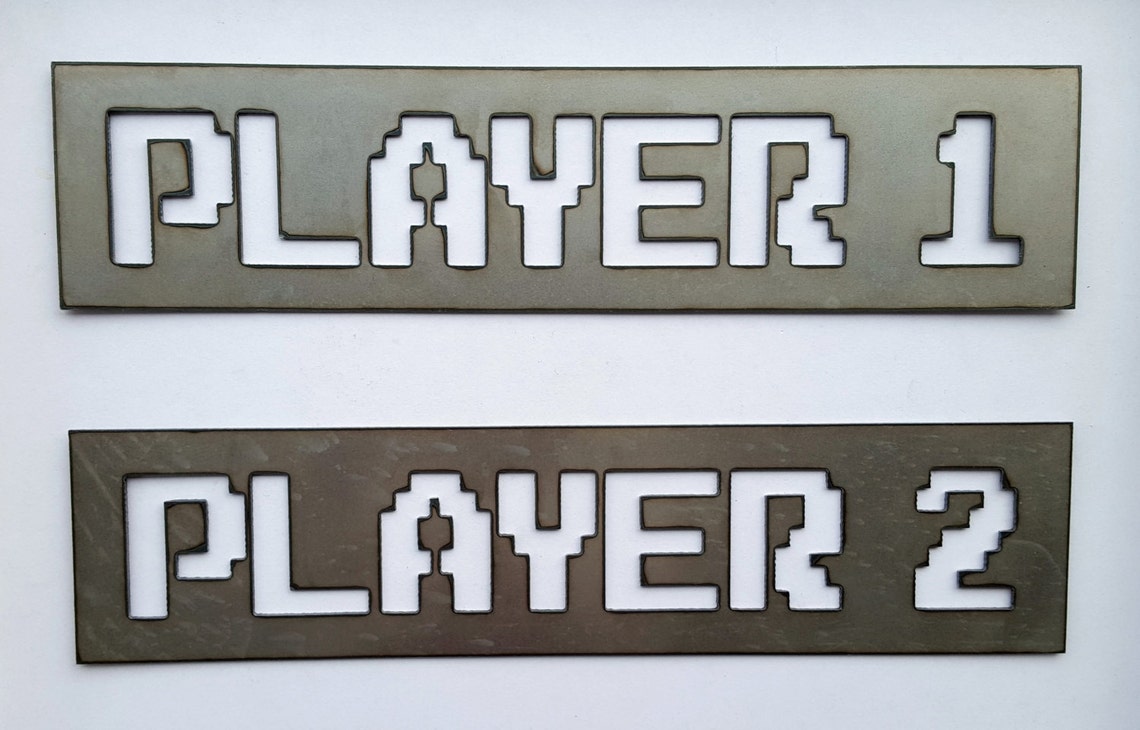 Player 2 Video Game Metal Sign | Etsy