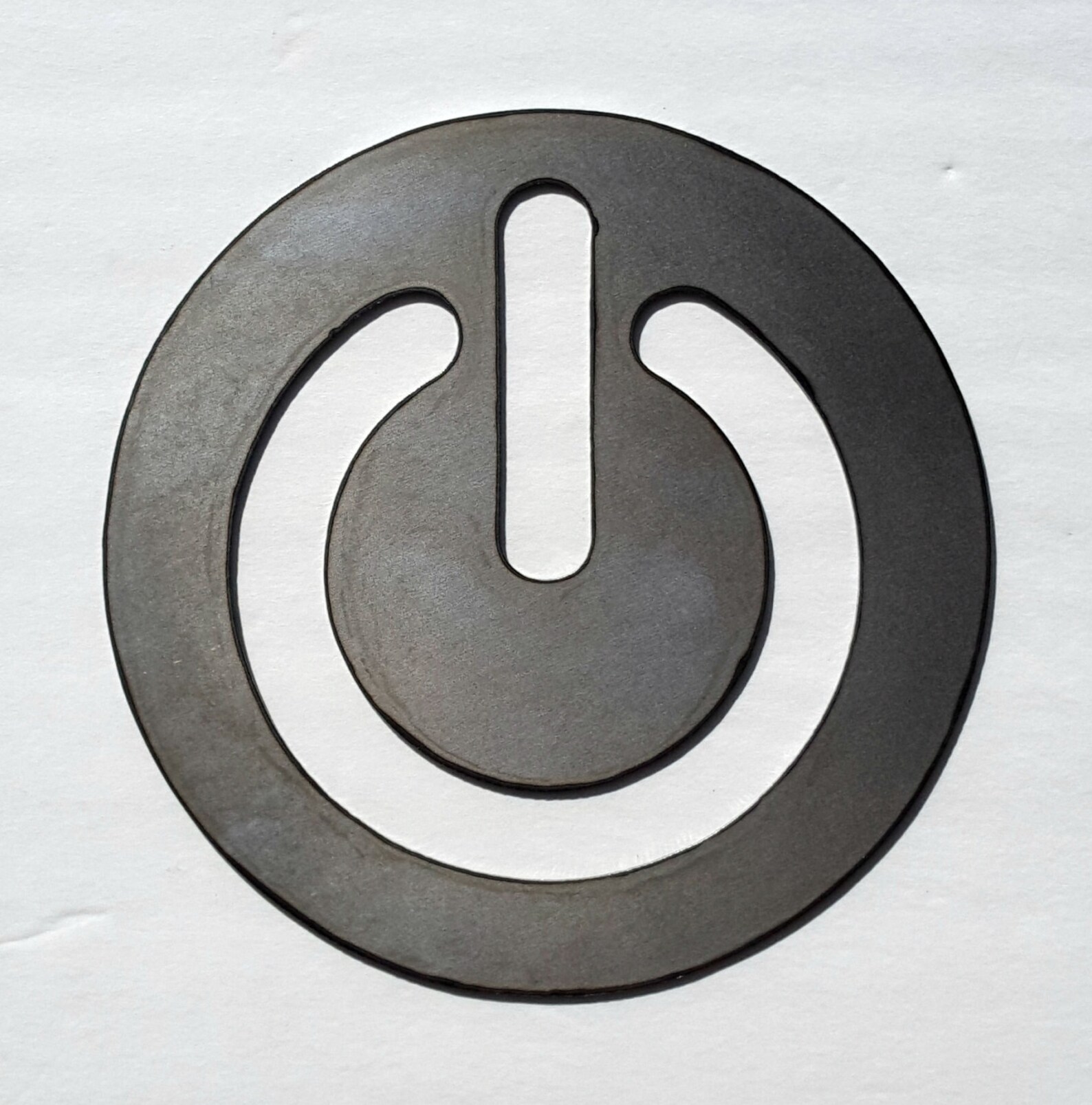 Power Button Metal Sign - Etsy