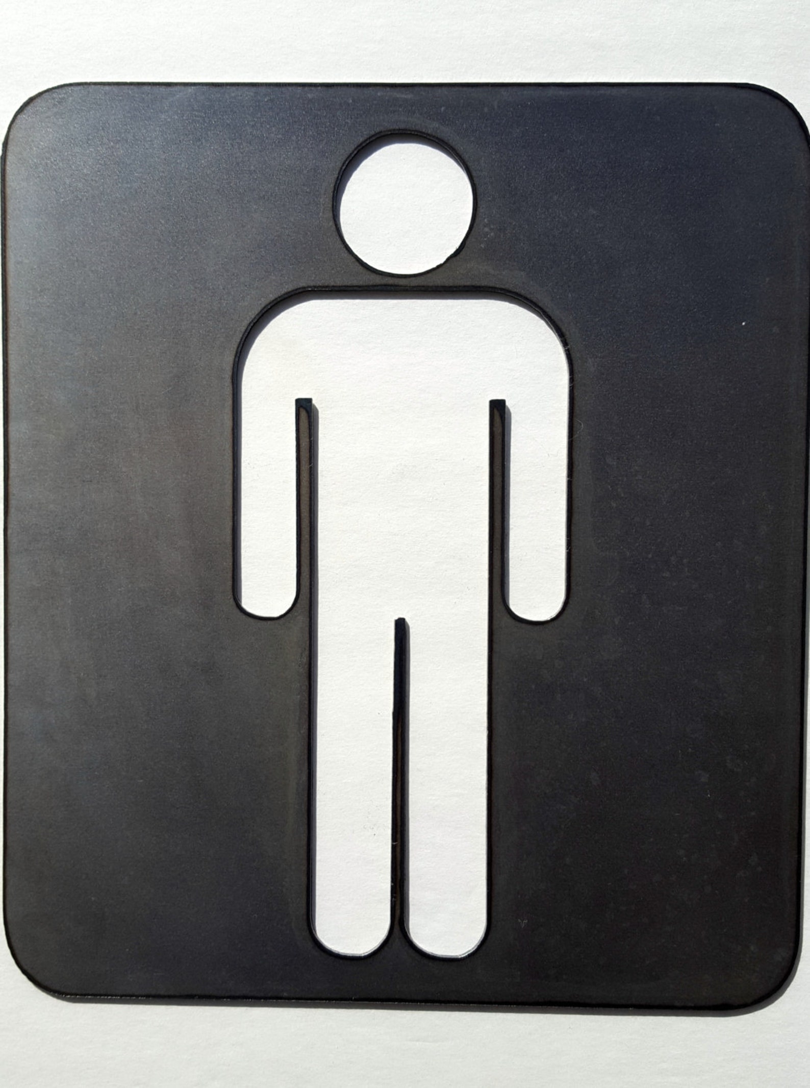 Male Graphic Metal Sign - Etsy