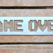 Game Over Video Game Metal Sign - Etsy