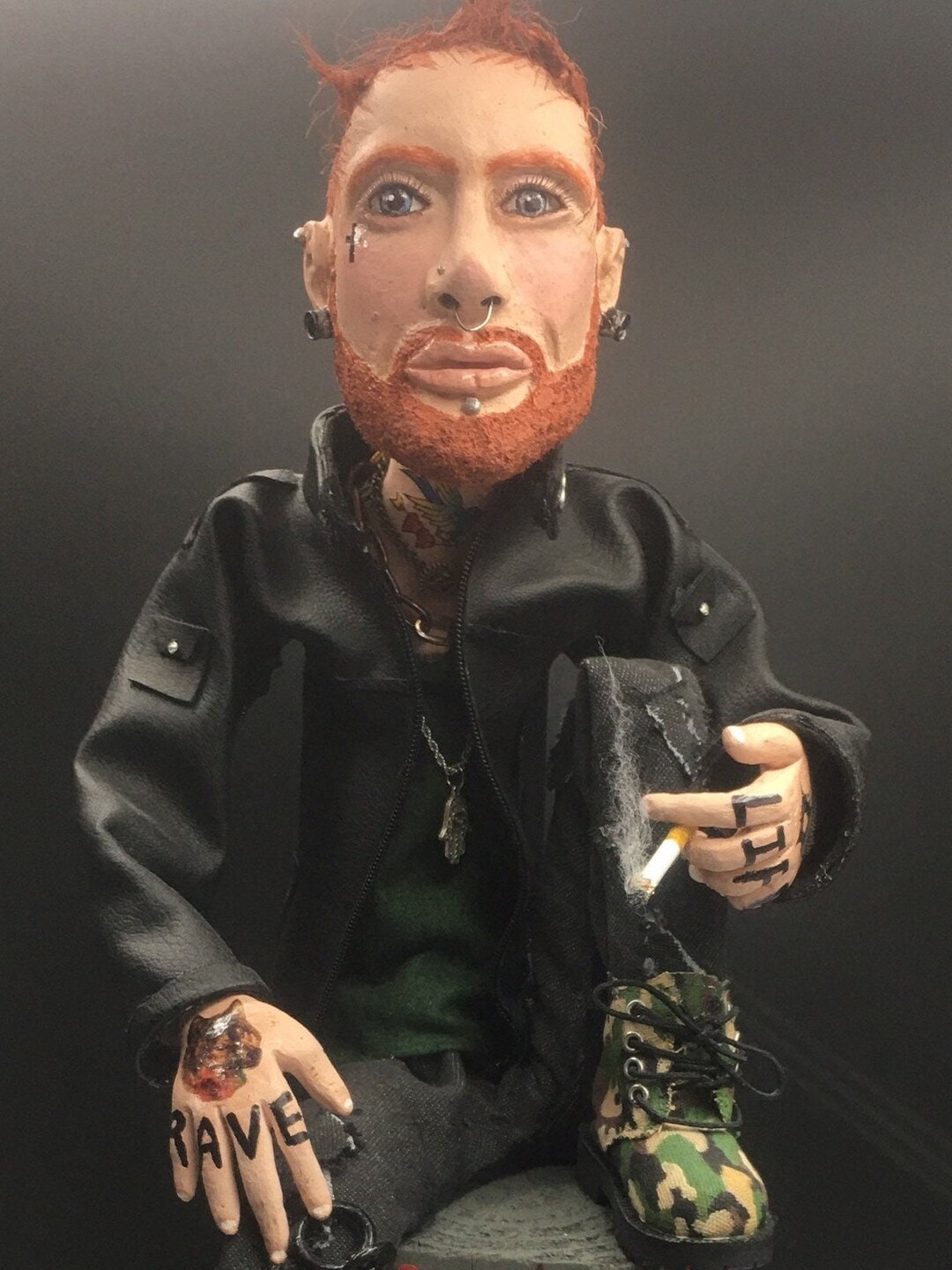 Jeremy Rave ginger Rave Punk Edition 75%OFF please Read - Etsy