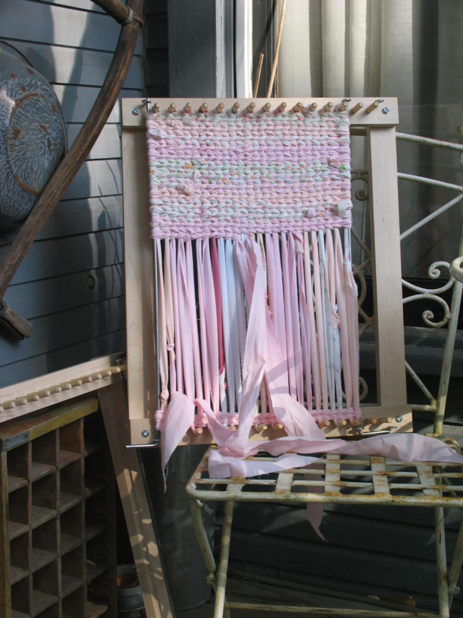 Twining Loom for Place Mats - Etsy