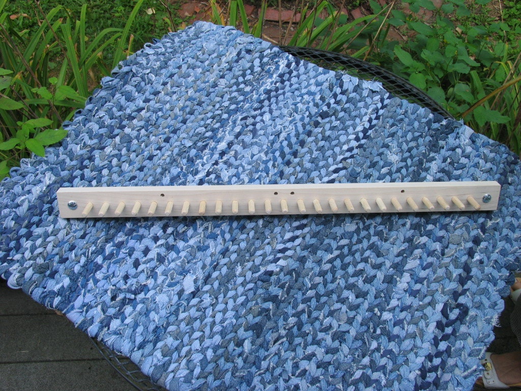 Cross Arm With 25 Pegs for Adjustable Twining Loom, Maple - Etsy