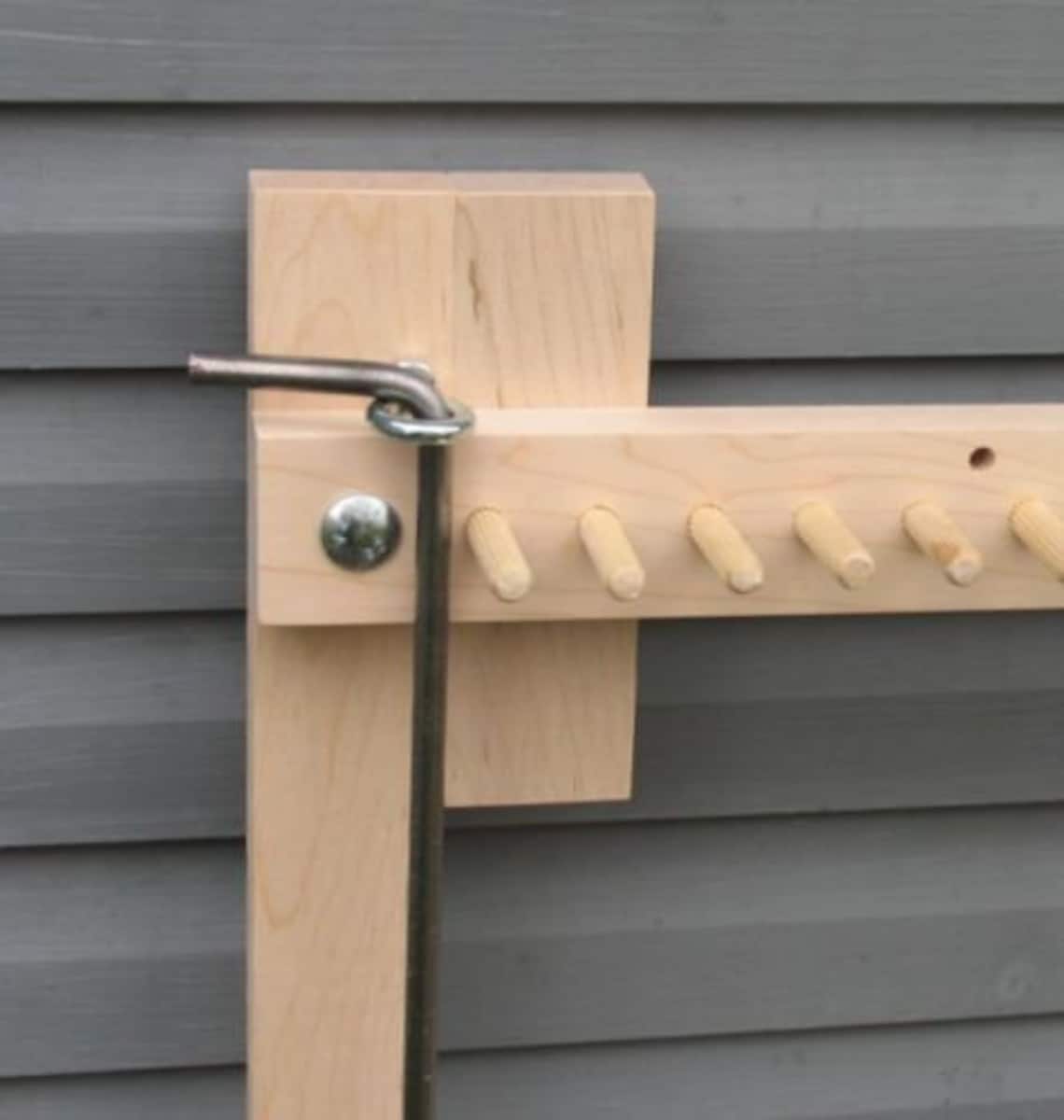 Adjustable Twining Loom for Rag Rugs Place Mats and - Etsy