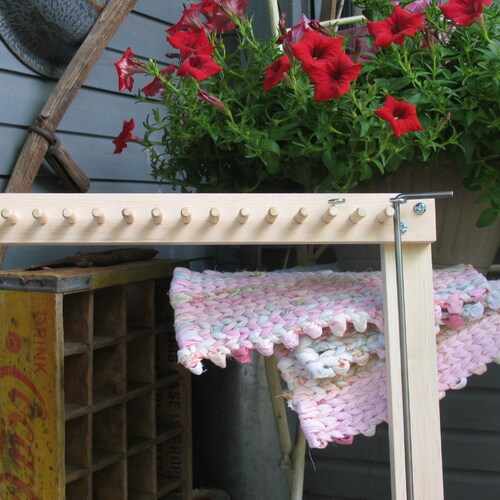 Adjustable Rug Twining Loom for Rugs Runners Hot Pads - Etsy