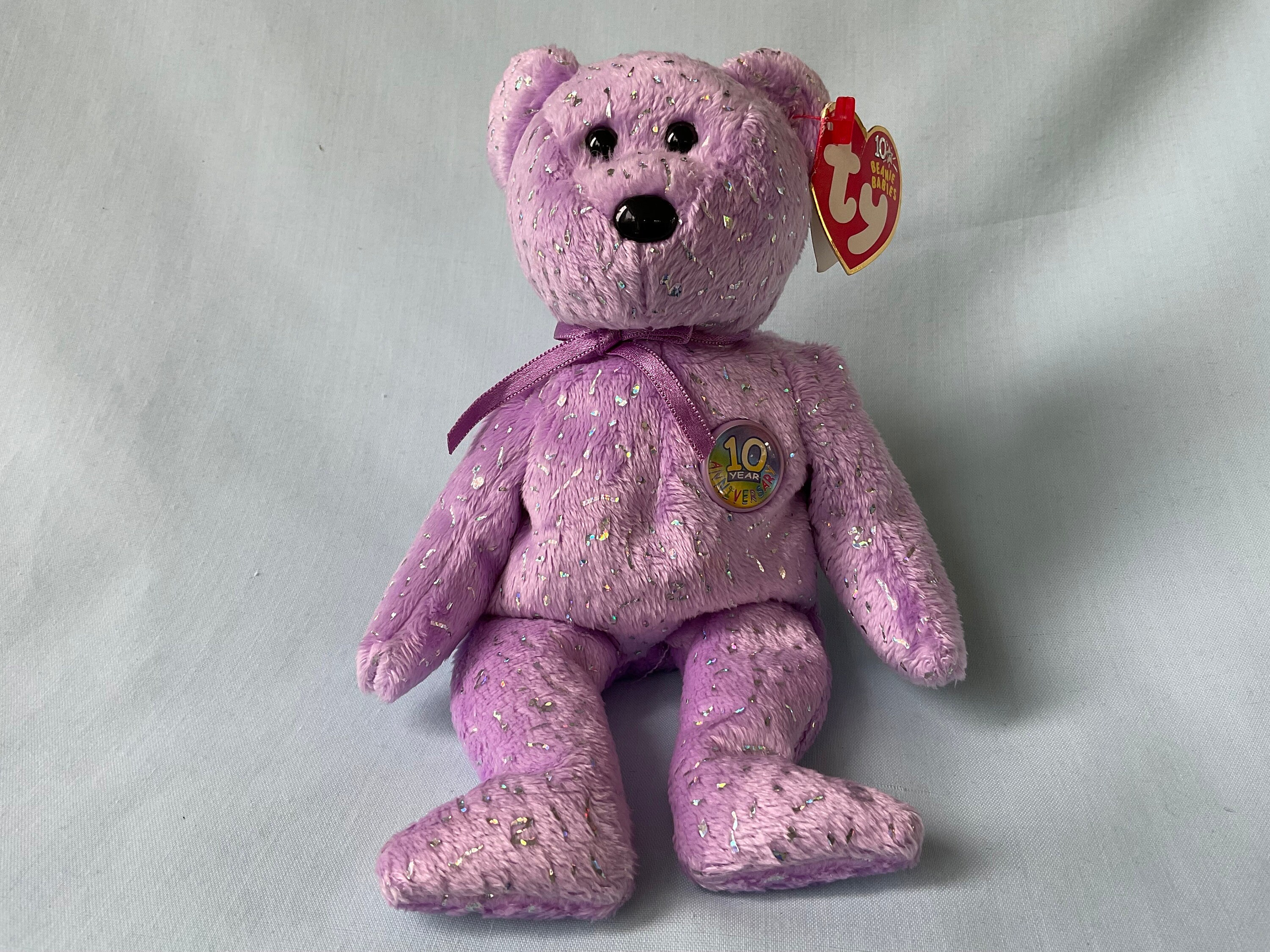 Decade 10th Anniversary Beanie Baby Ty 10 Years Beanie Baby Tenth Anniversary Decade Etsy UK