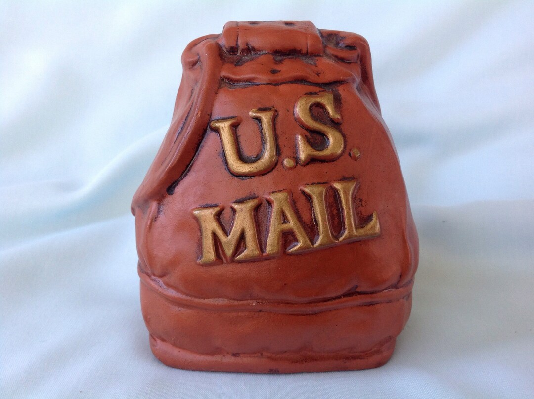 U S Mail Bank Mail Pouch Bank Letter Carrier Bag Bank - Etsy
