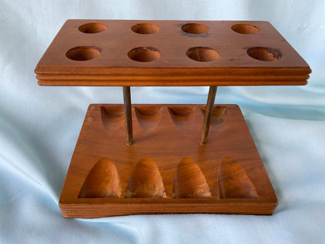 Pipe Holder Wood Pipe Holder Vintage Pipe Holder - Etsy