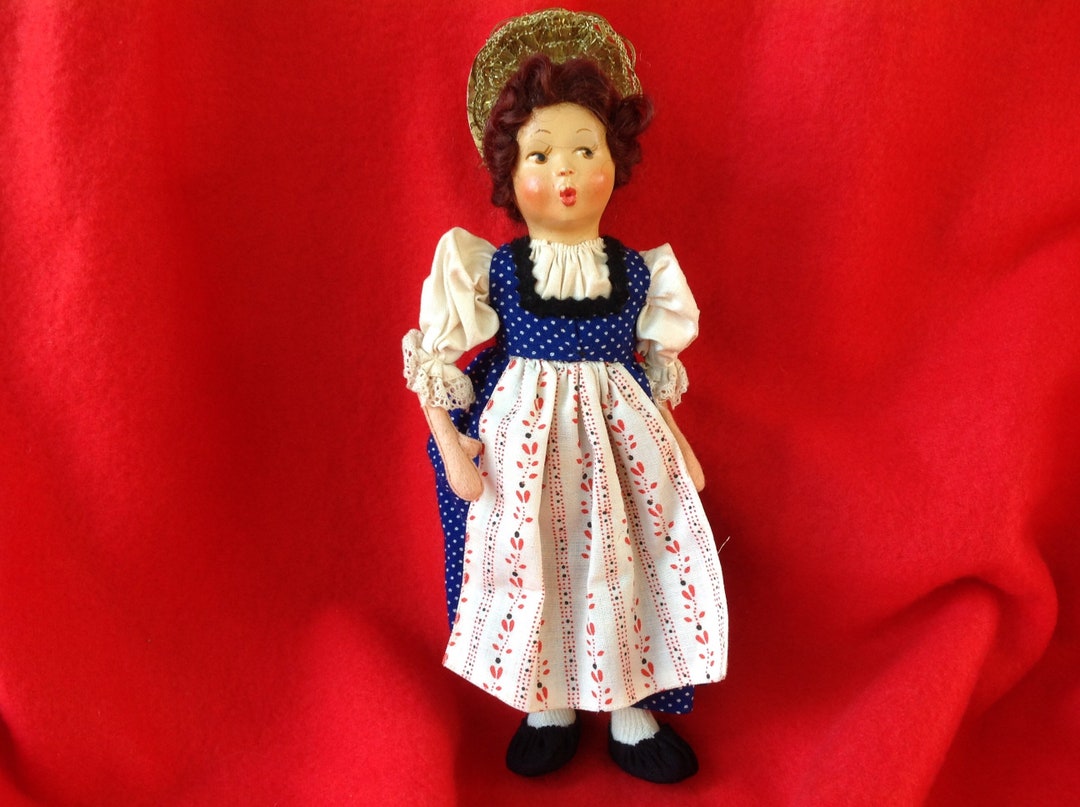 Baitz Doll Made in Austria, Wachau, Austria Whistling Doll 8 1/2" - Etsy