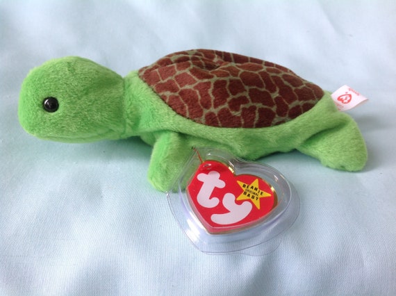 Speedy Beanie Baby Ty Turtle Beanie Baby 1993 Speedy the Turtle Style 4030 Now Retired Etsy UK