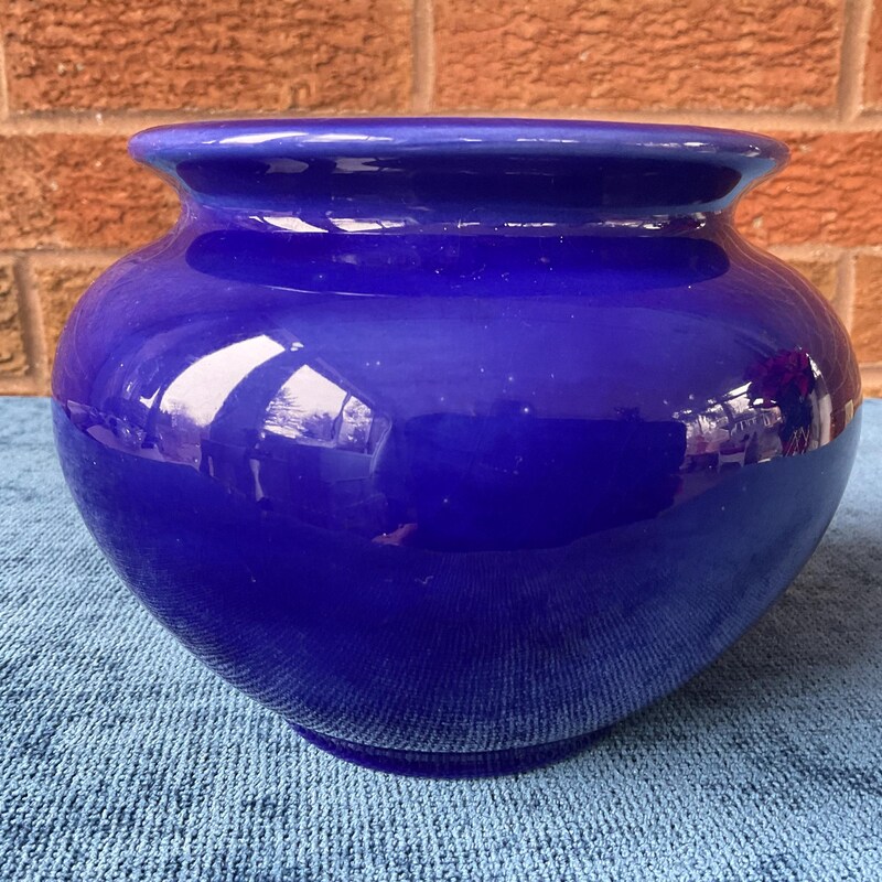 Cobalt Blue Planter - Etsy