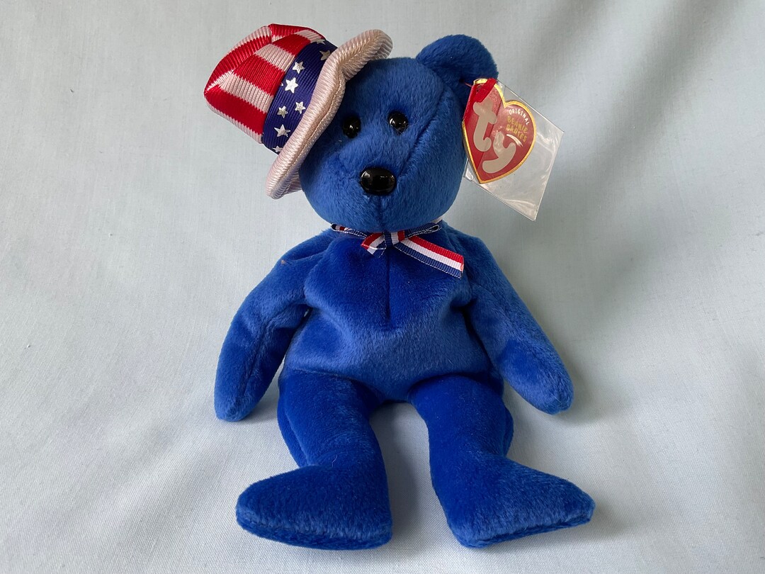 Sam Beanie Baby Ty Bear Patriotic Sam Ty Beanie Baby Sam 4th of July ...