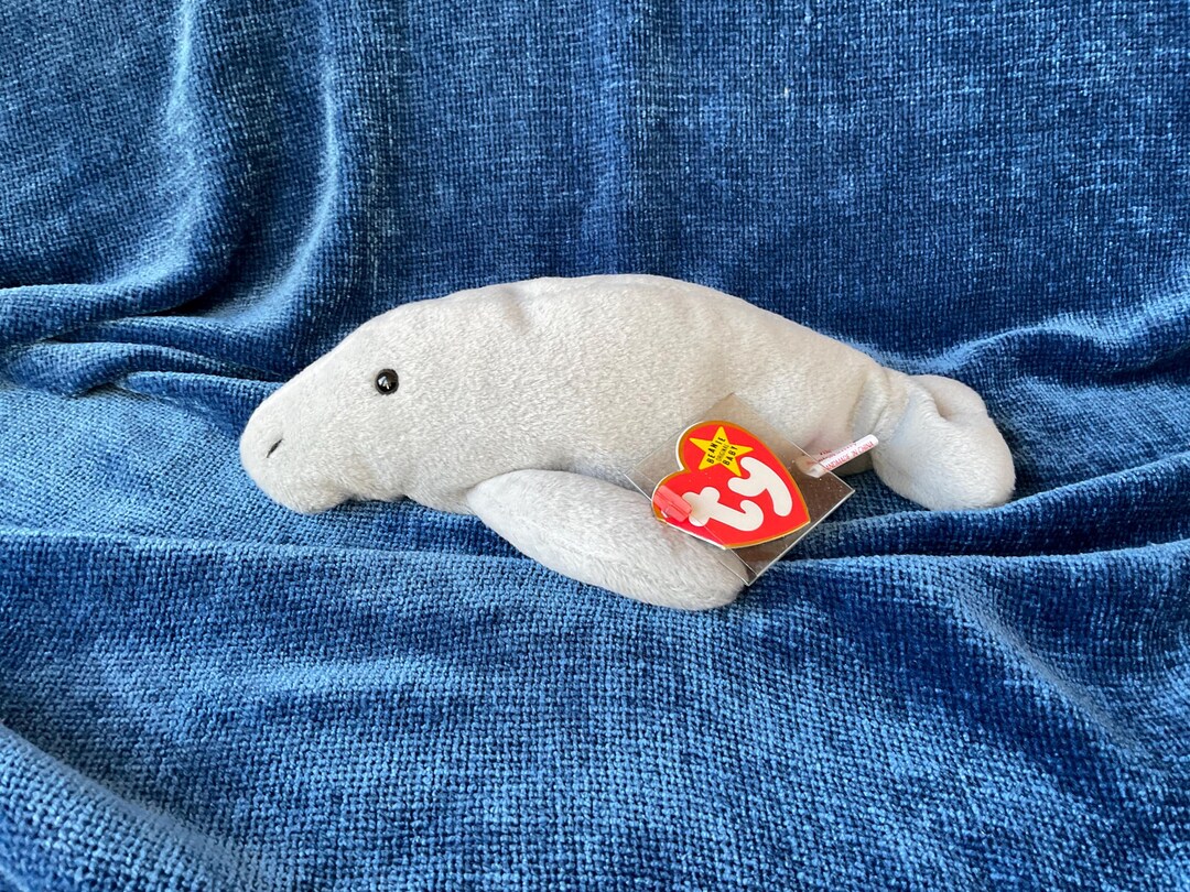 Manny the Manatee 1995 Ty Beanie Baby Style #4081 Manny Beanie Baby - Etsy