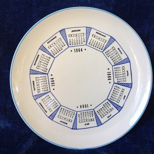 1964 Calendar - Etsy