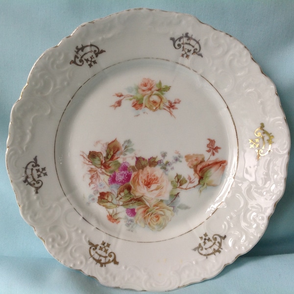 Rose Plate - Etsy