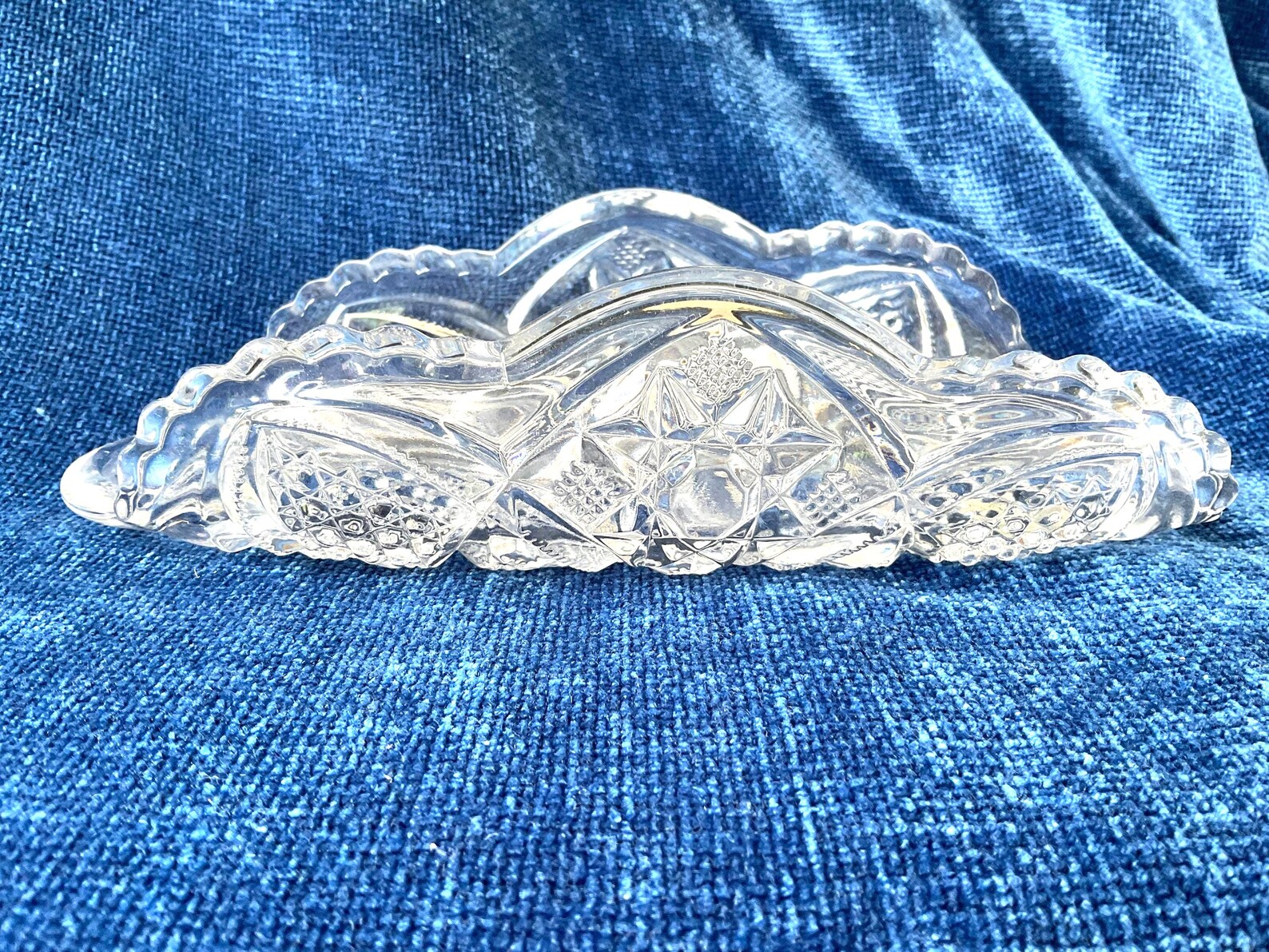Banana Bowl Pressed Glass Celery Dish Glass Relish Dish - Etsy