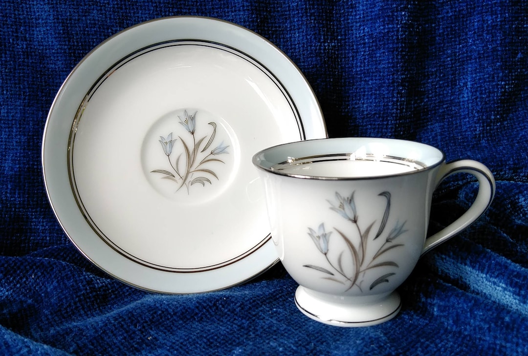 Noritake Bluebell Cup and Saucer Bluebell Pattern #5558 Noritake China ...
